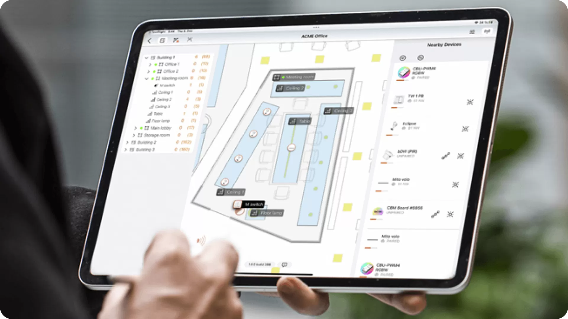 Casambi luminaire design fixtures cylinders surface downlight recessed led