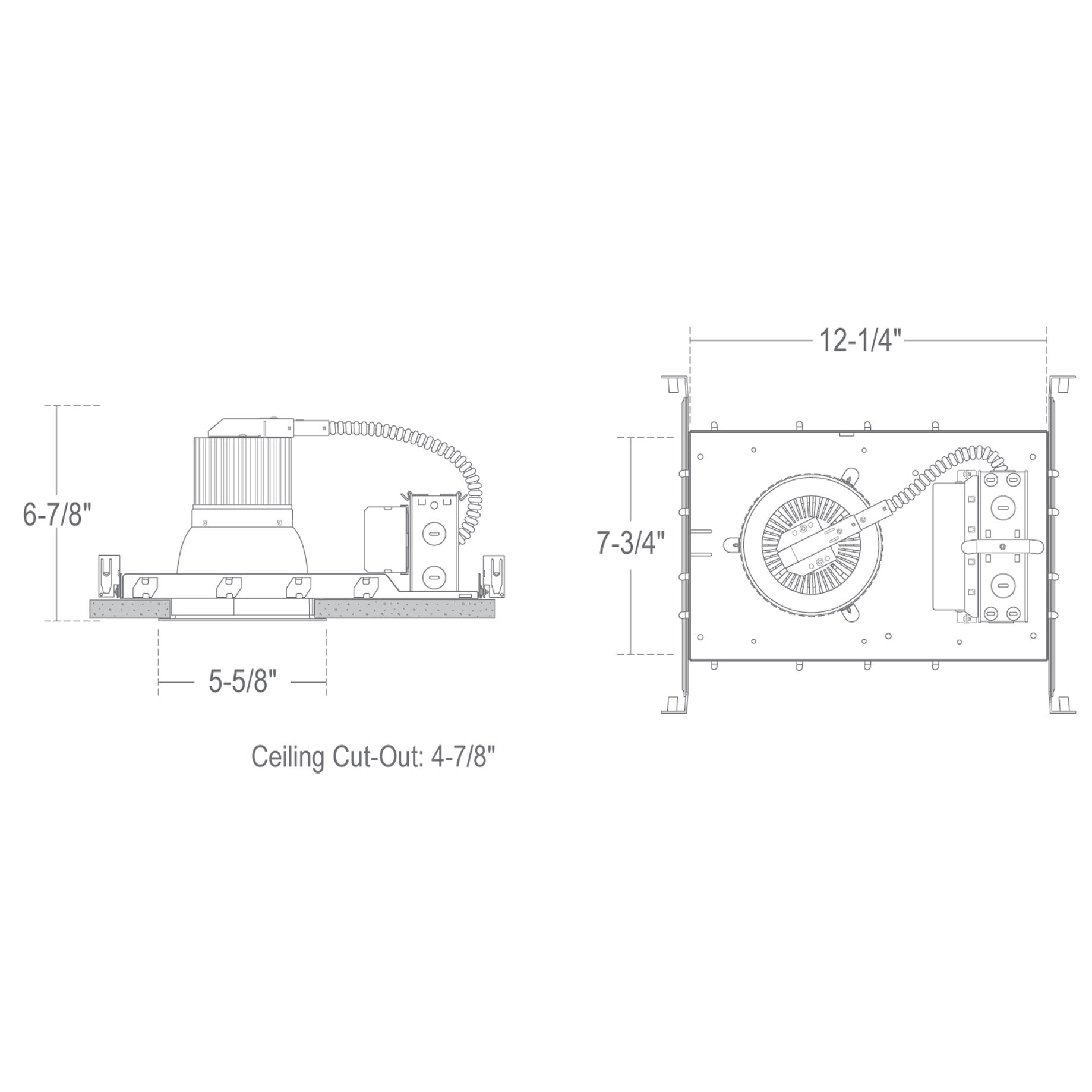 Liton | CH4-USA | 4" C • Series LED Downlight New Construction 1000lm ...